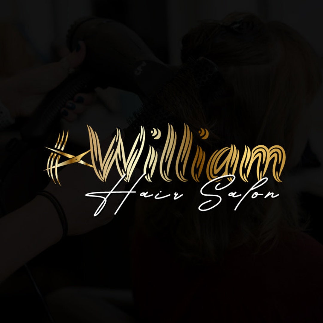 Hair Artist Logo Signature Logosalon Logo Design Makeup - Etsy