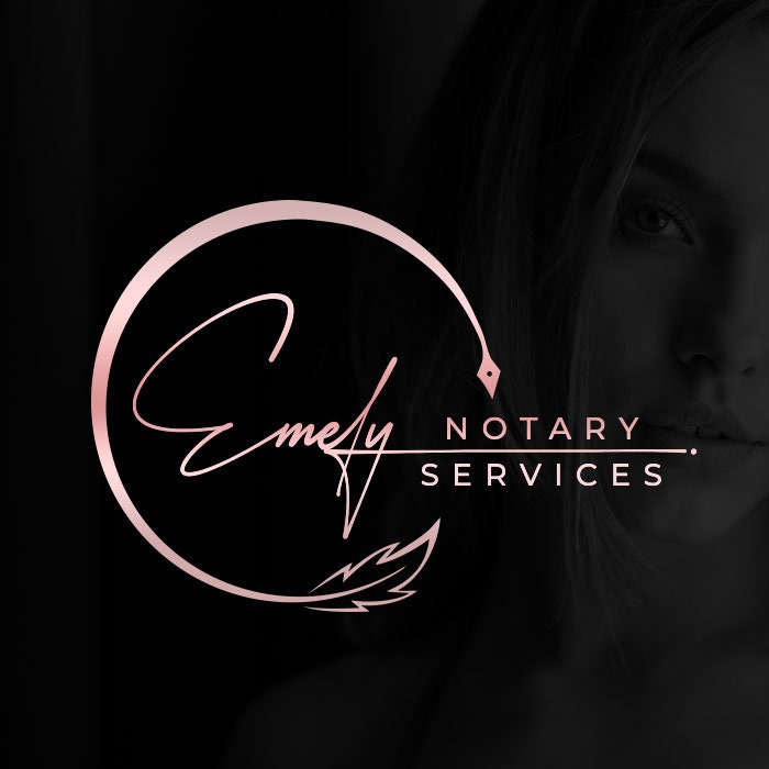 Notary Service Logo, Notary Logo, Custom Logo Design, Business Logo ...