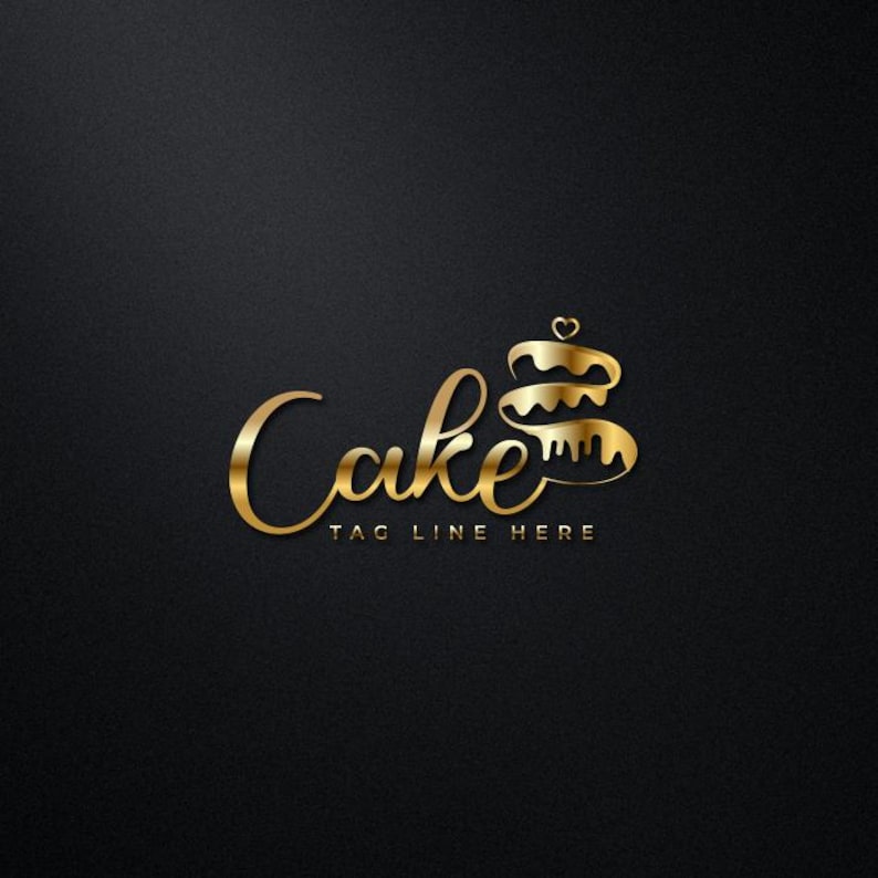 Personalized Cake Logo, Logo for Baker, Custom Logo - Etsy