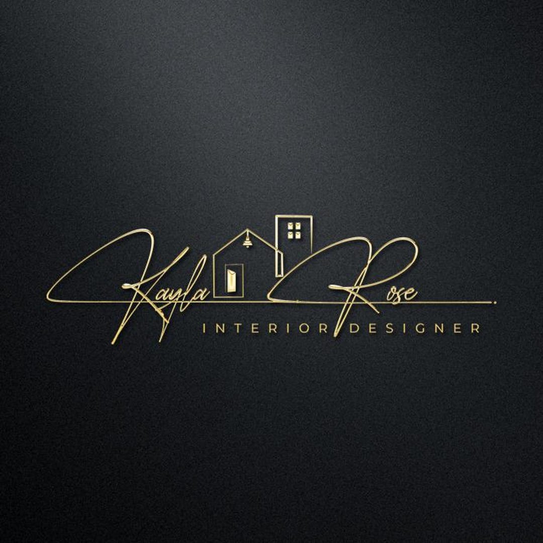 Interior Design Logo, Personalized Logo, Real Estate Logo Design ...