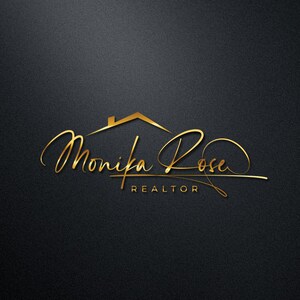 Real Estate Logo, Realtor Logo, Custom Logo, Home Logo, Text Logo ...