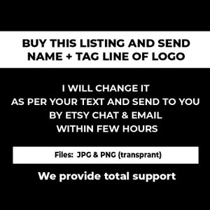 Photography Logo for Watermark With Custom Changes - Etsy