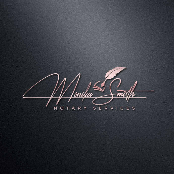 Notary Logo, Custom Logo Design, Notary Service Logo, Business Logo ...