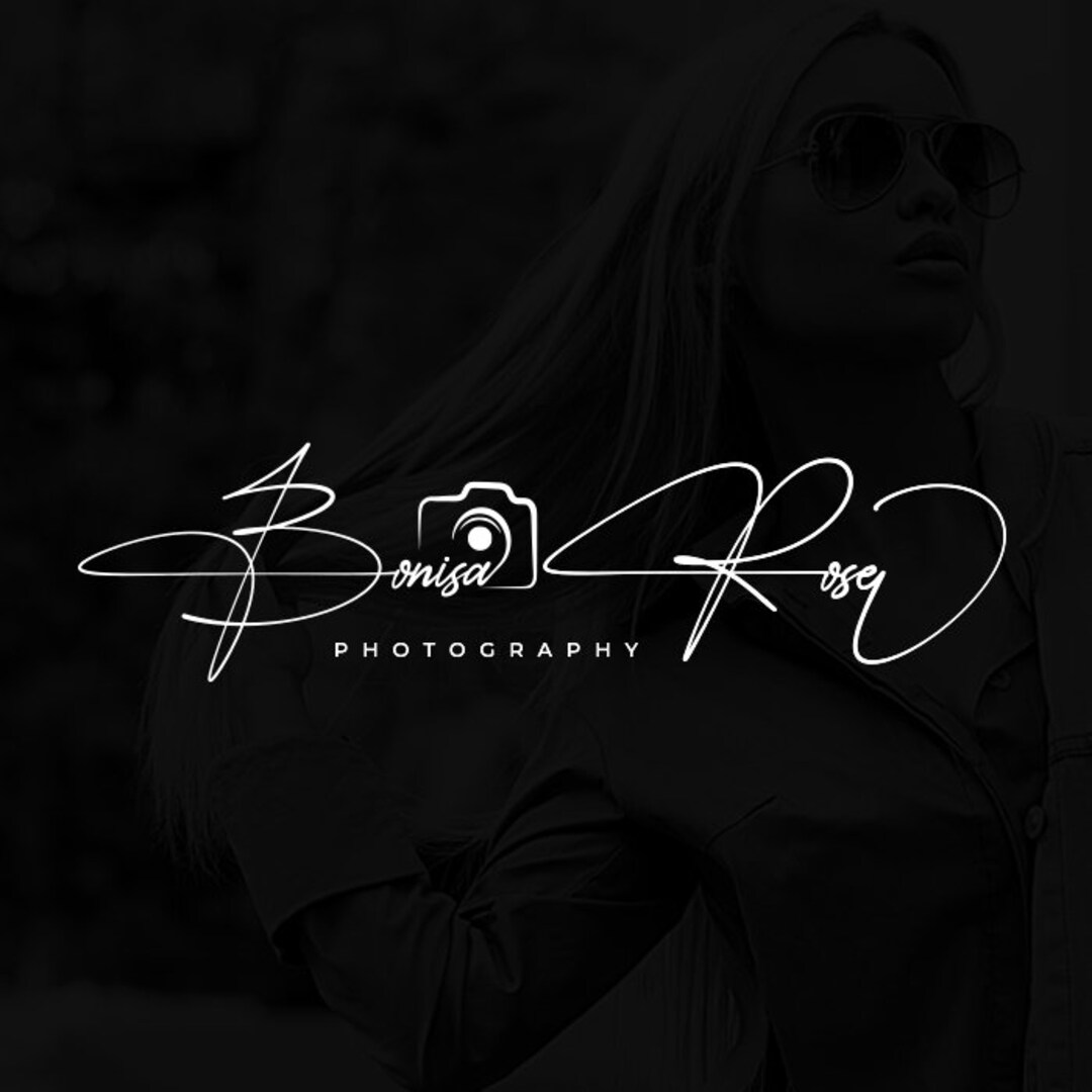 Handwritten Photography Logo Design: Signature Watermark (digital Item ...