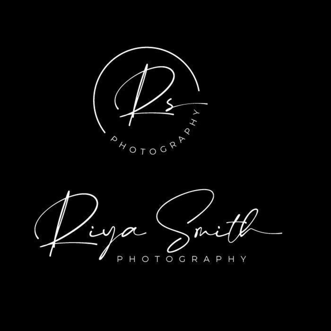 Minimalist Photography Logo, Modern Camera Signature Design (digital ...