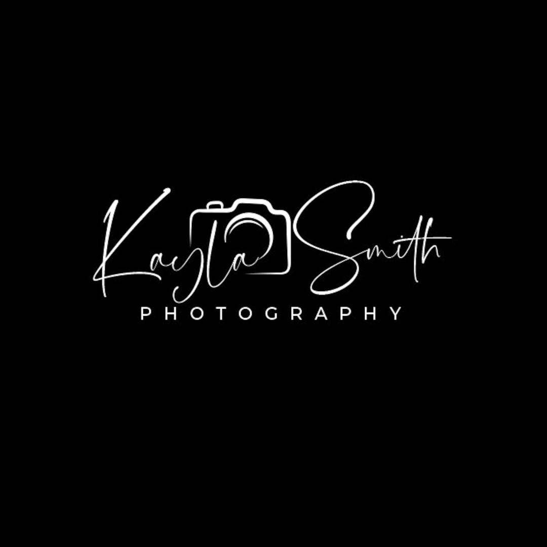 Handwritten Photography Logo, Custom Camera Signature (digital ...