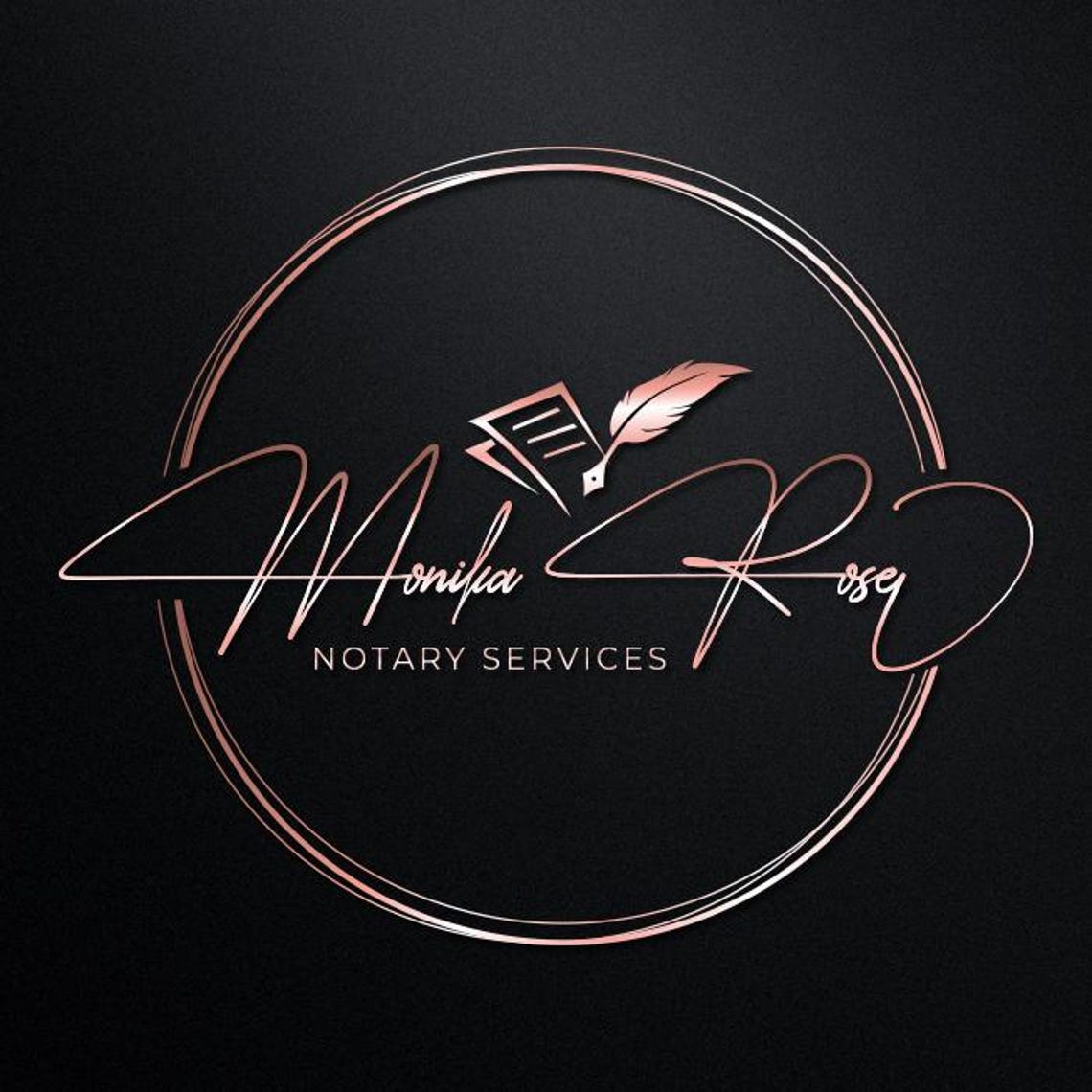 Notary Logo, Custom Logo Design, Notary Service Logo, Business Logo ...