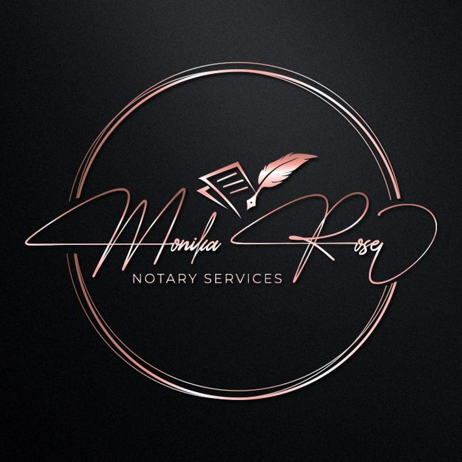 Notary Logo, Custom Logo Design, Notary Service Logo, Business Logo ...