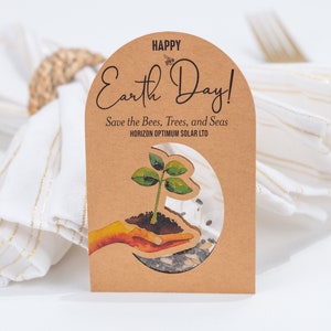 EARTH DAY FAVORS Seed Packet Wildflowers Corporate Giveaways Customer ...