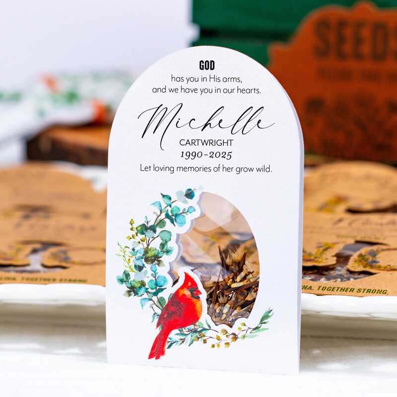 Memorial Seed Packet - Etsy
