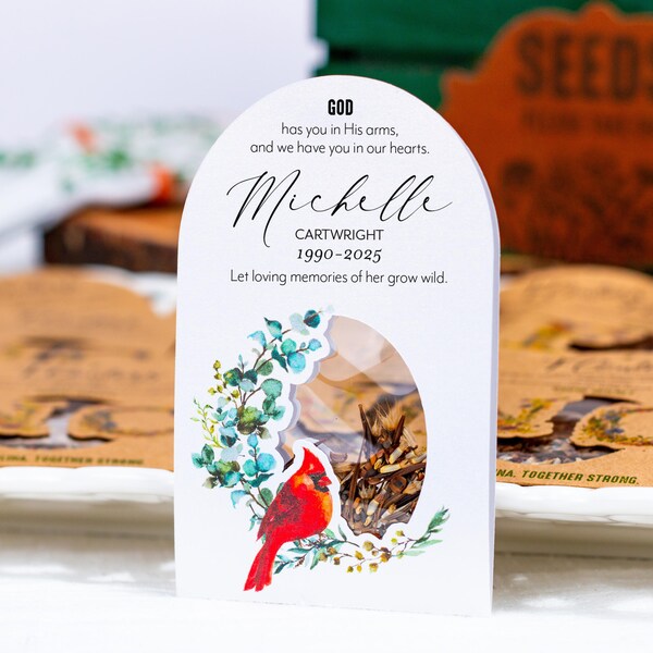 Bird Seed Memorial Packets - Etsy