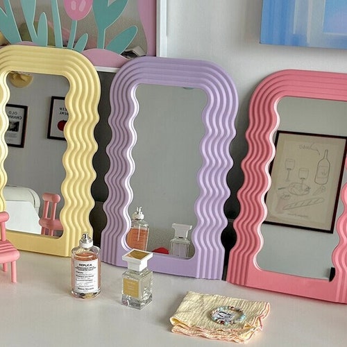 Pastel Wavy Mirror - Etsy