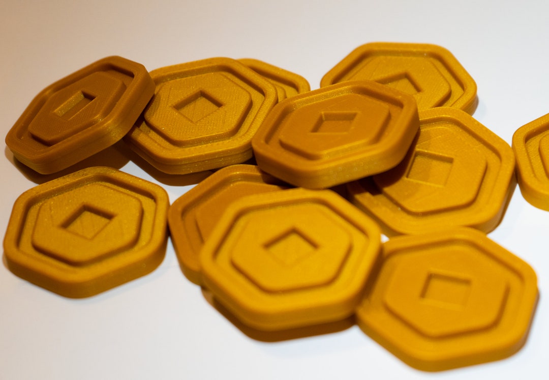 3d Replica Roblox Robux Coins - Etsy