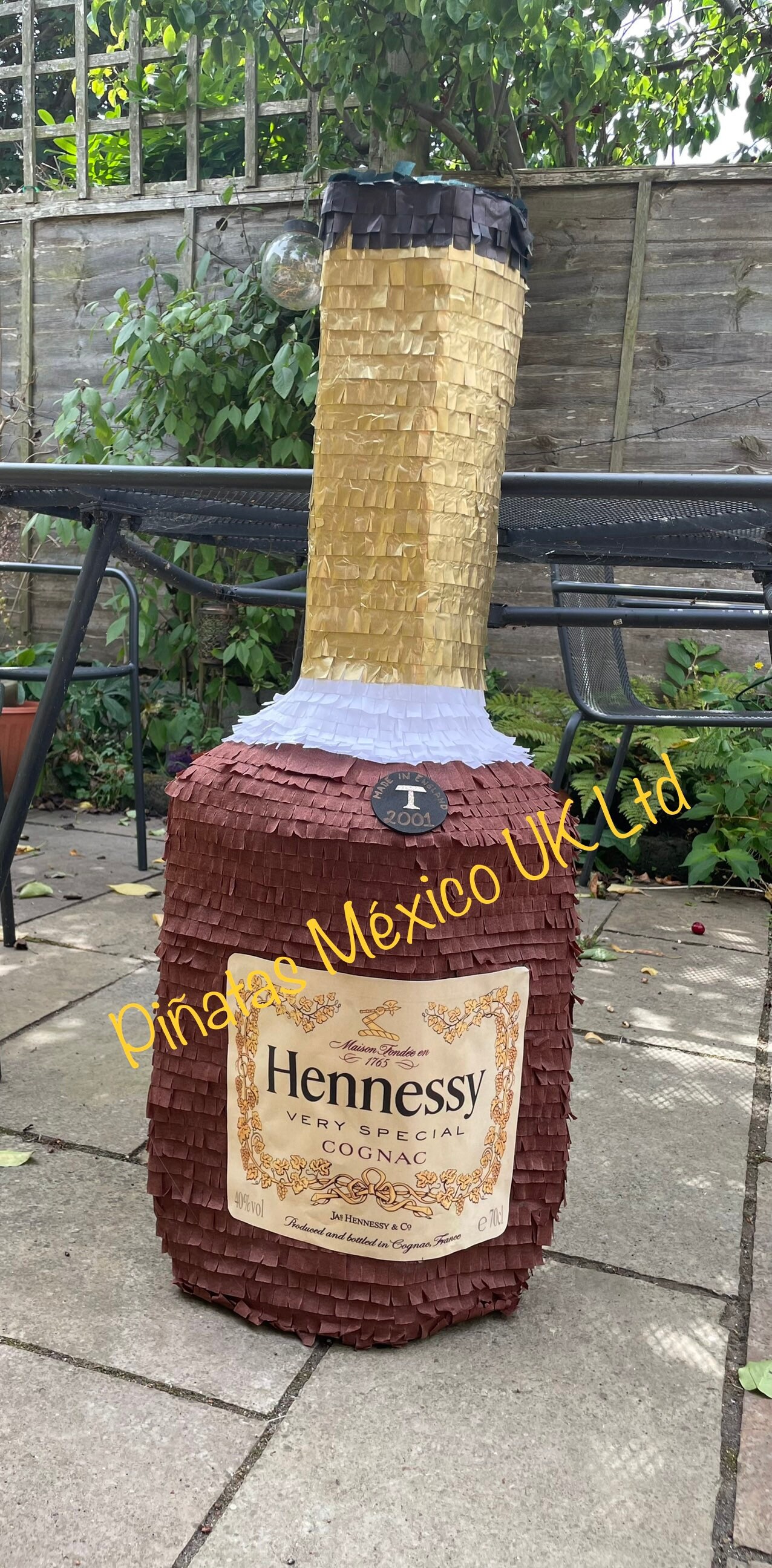 Large Hennessy Piñata Bottle Pinata 21st 18th Birthday Party - Etsy