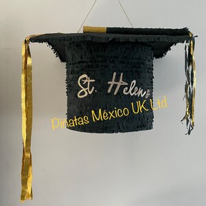 Graduation Hat Piñata School Leavers Pinata Party Birthday Game College ...