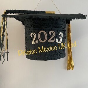 Graduation Hat Piñata School Leavers Pinata Party Birthday Game College ...