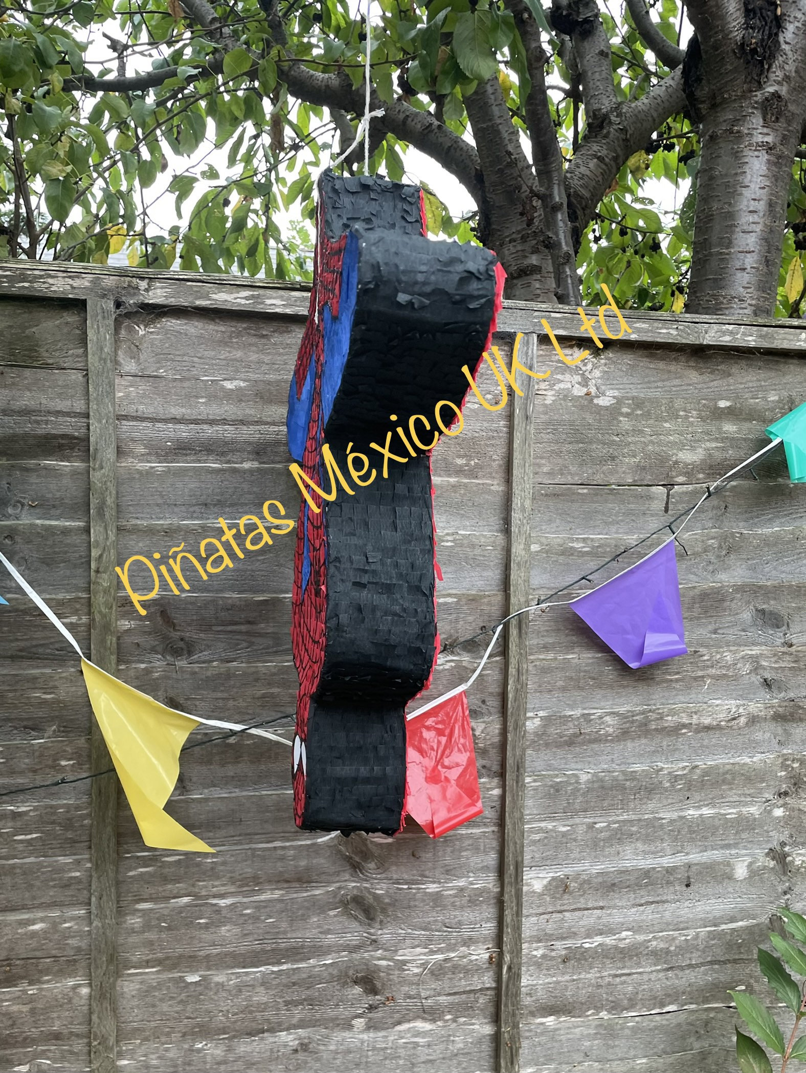 Spiderman Inspired Pinata Buster Stick wood Body Superhero Piñata - Etsy