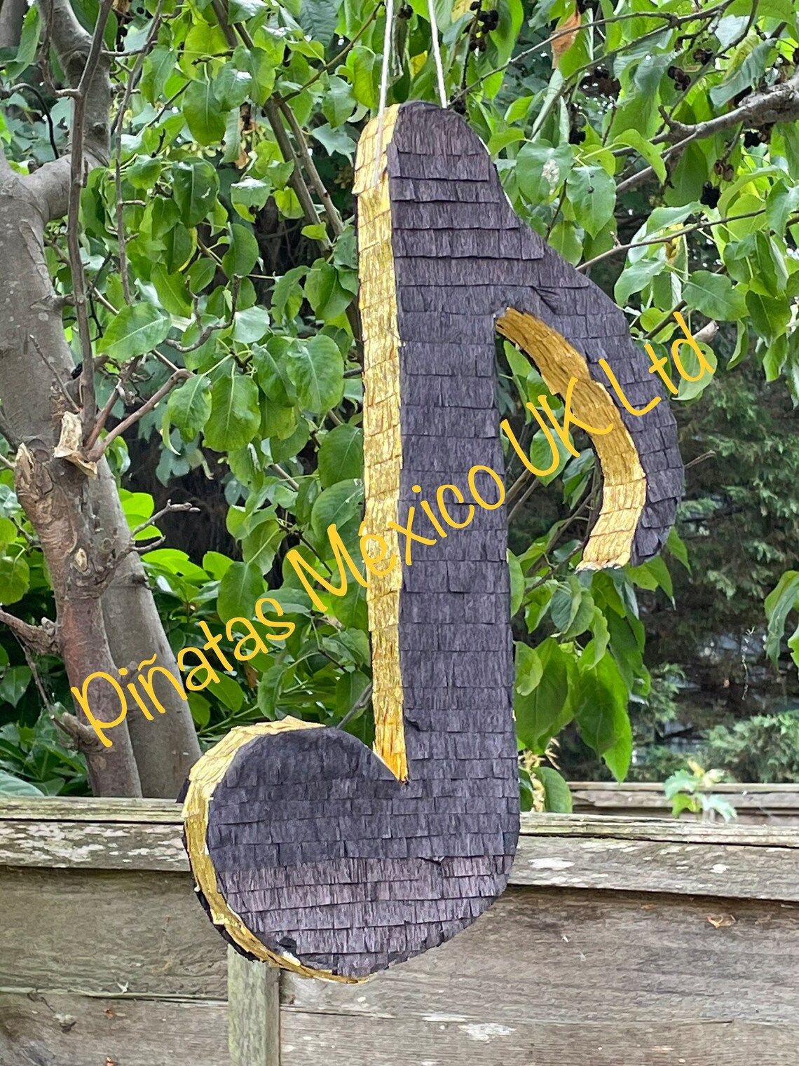 Musical Note Piñata Music Pinata - Etsy