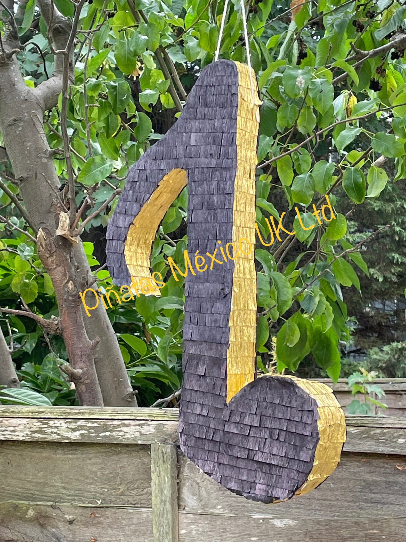 Musical Note Piñata Music Pinata - Etsy