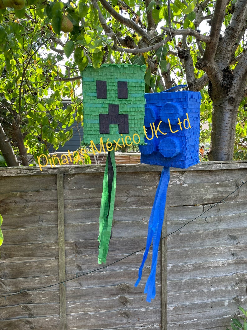Minecraft Creeper Pinata - Etsy