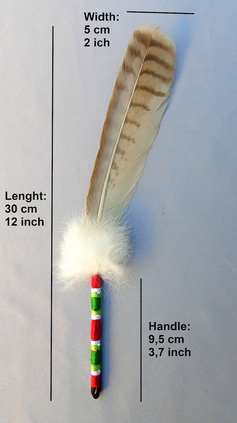 Buzzard Tail Smudge Prayer Feather North America Great Plains Indians ...
