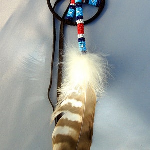 Medicine Wheel With Feather - Beaded Great Plains American Indians ...