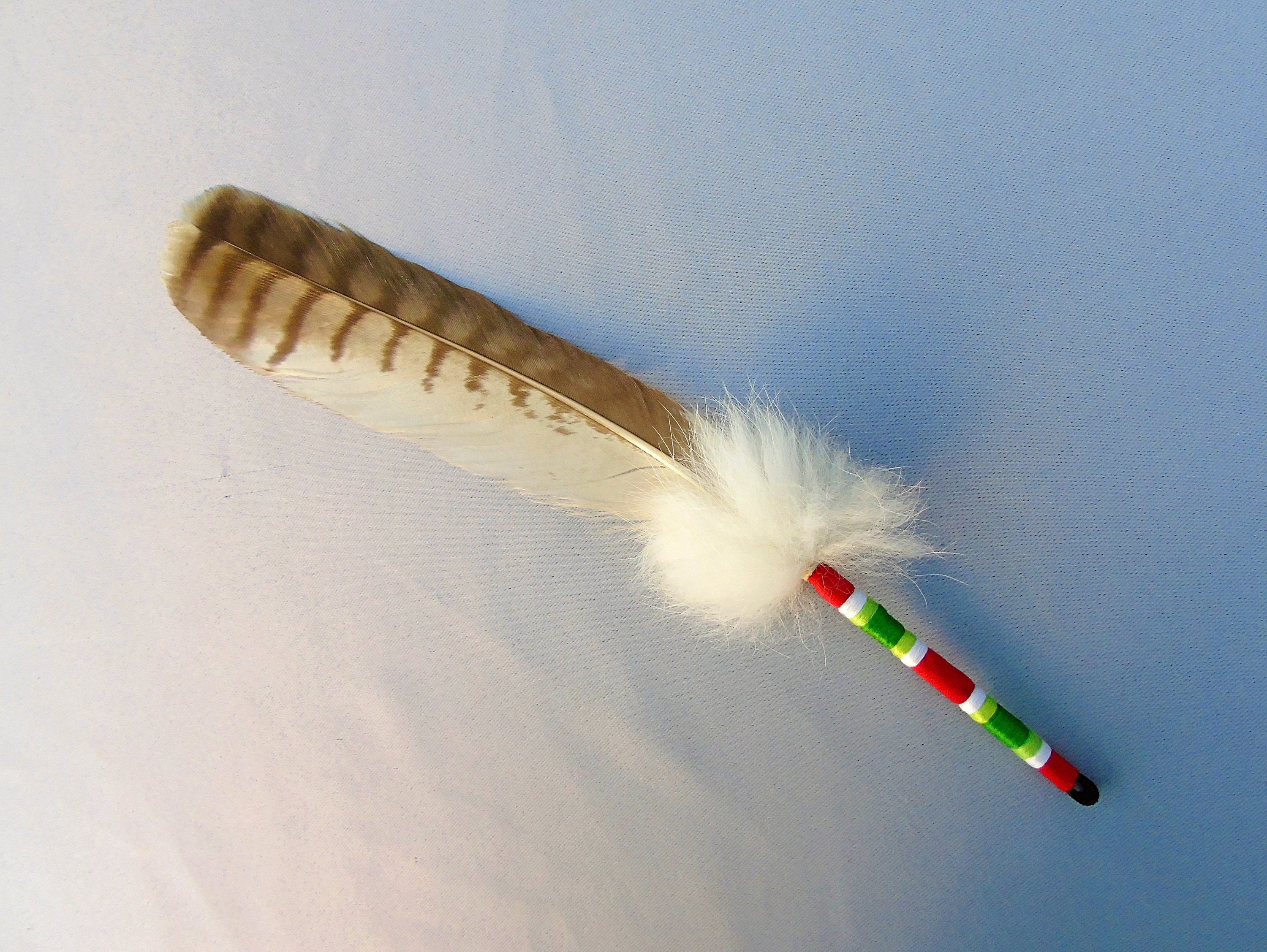 Buzzard Tail Smudge Prayer Feather North America Great Plains Indians ...