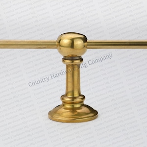 Antique Unlacquered Brass Gallery Rail - Etsy