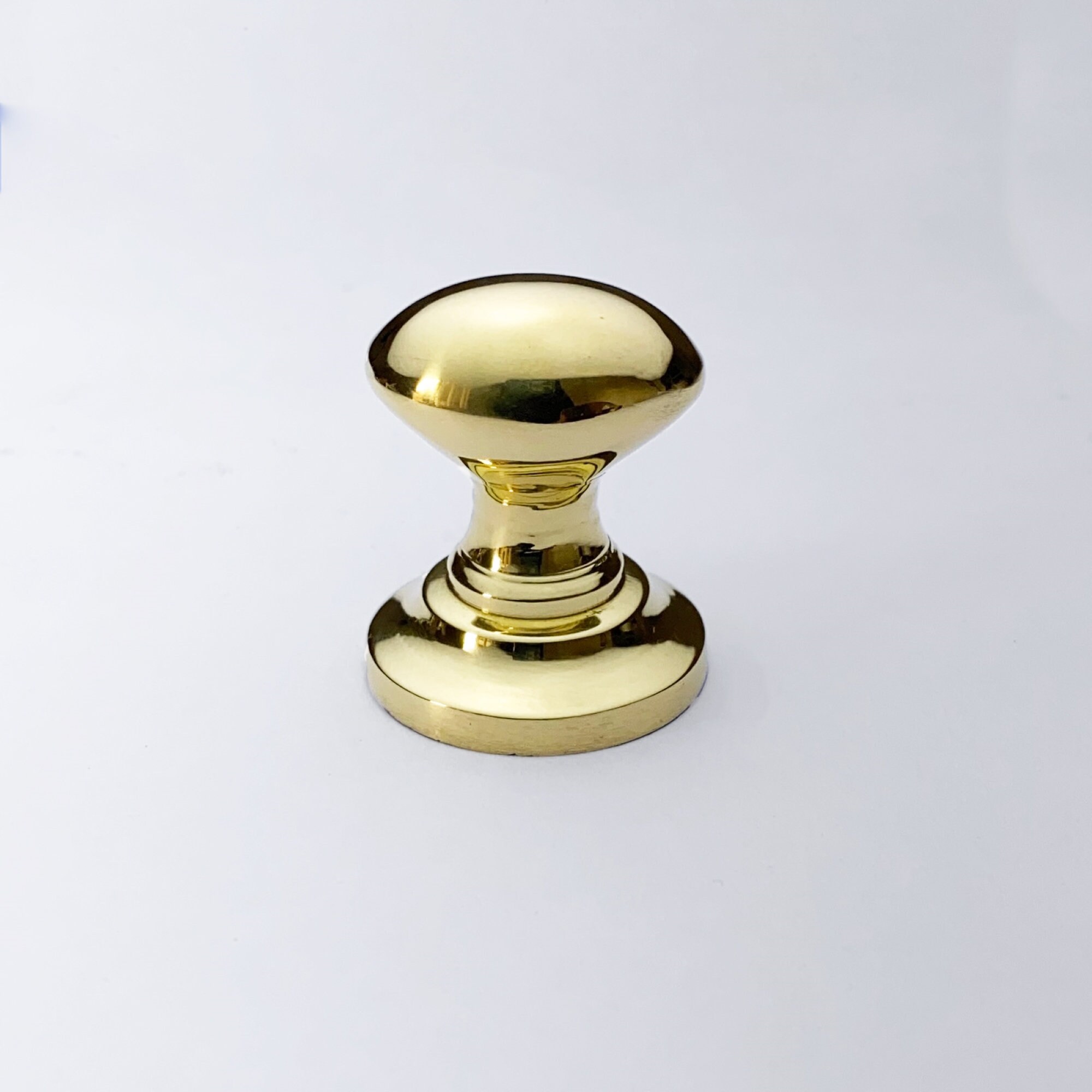 Oval Cabinet Knob Unlacquered Brass Gold Knobs Drawer Pulls - Etsy