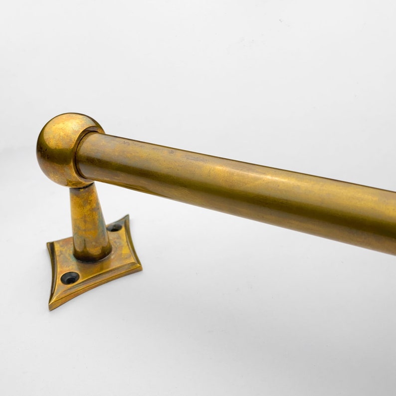 Star Brass Pot Rail Unlacquered Brass Pan Rack Pot Rack Wall - Etsy