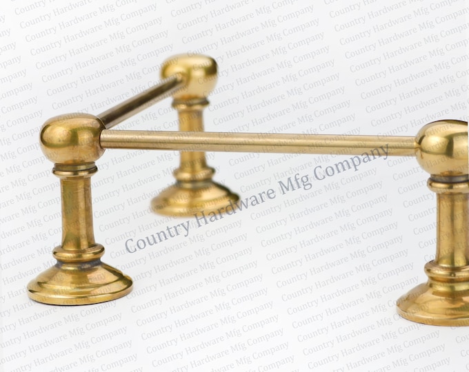 Victorian Polished Brass Gallery Rail Kitchen Fiddle Rail Solid Brass ...