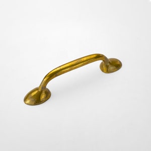 Unlacquered Antique Brass Drop Handles - Etsy