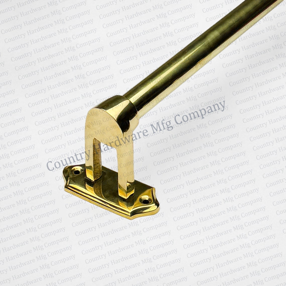 Georgian Brass Pot Rail - Etsy