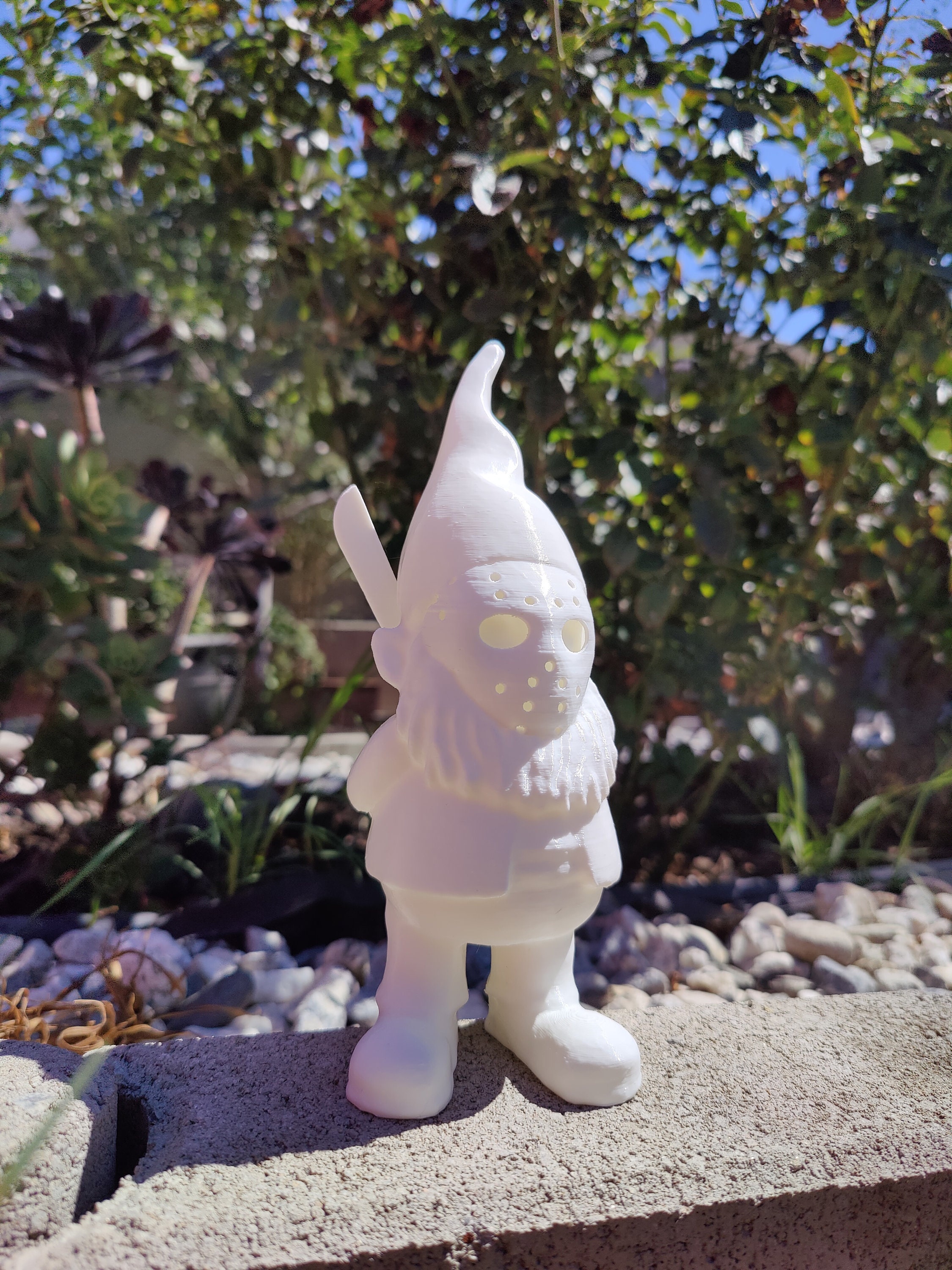 Friday the 13th Jason Garden Gnome / Halloween Decor / Gnome - Etsy