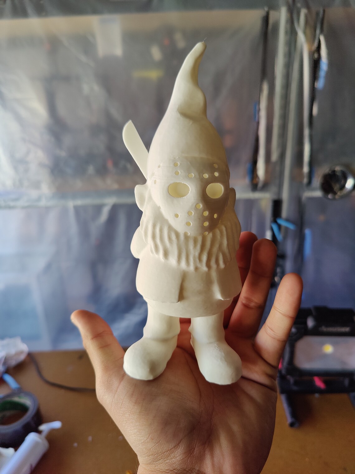 Friday the 13th Jason Garden Gnome / Halloween Decor / Gnome - Etsy