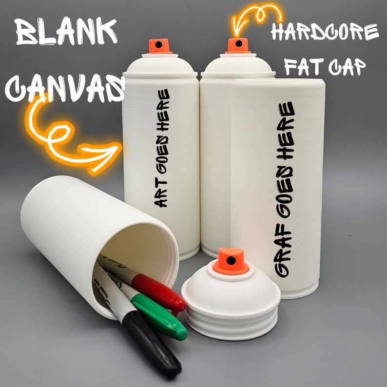 Spray Paint Can Container Blank Canvas- 1:1 - Prop - Etsy