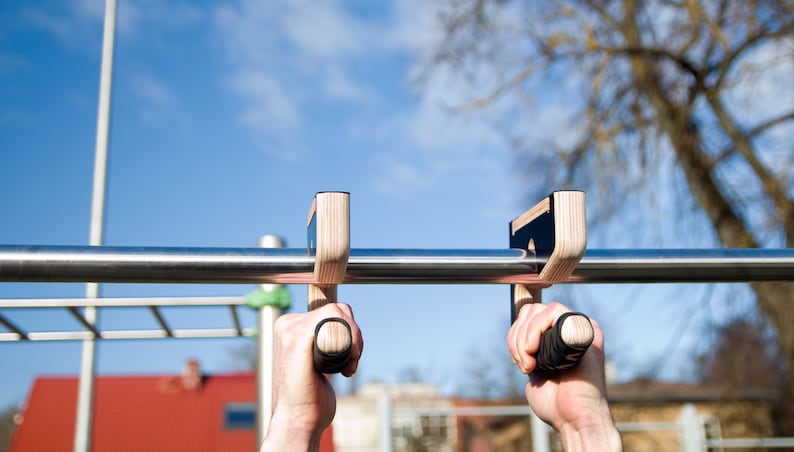 Neutral Grip Pull up & Push up Bars Handle Grip Flipper for ...