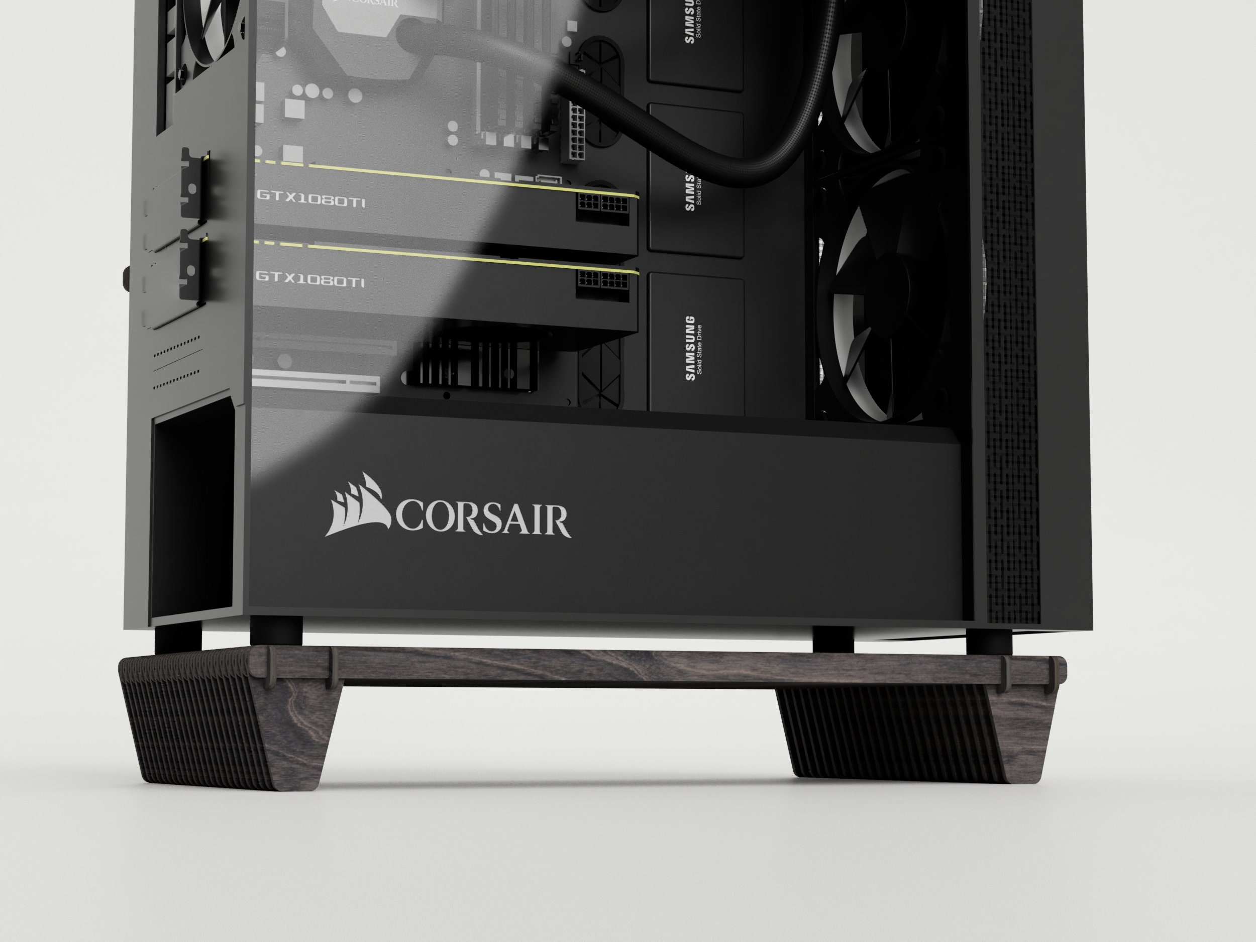 Computer Stand Cooling Pad Riser for Stationary PC Case and - Etsy