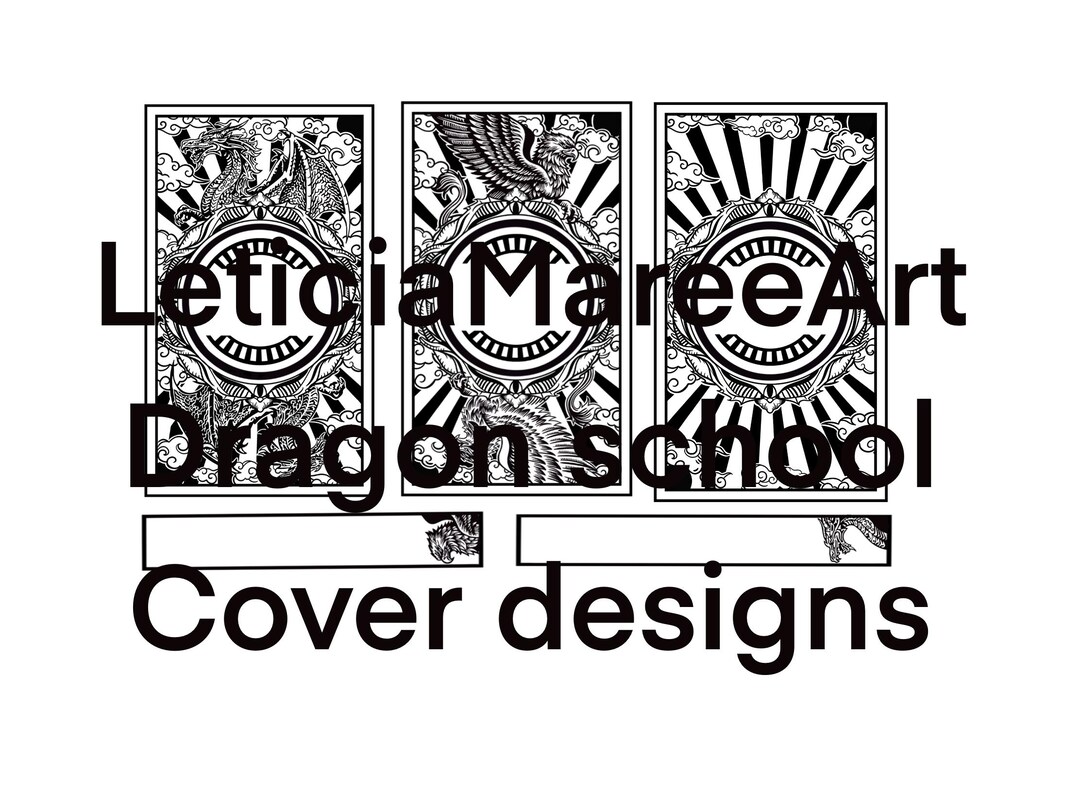 Dragon School Inspired Book Cover Art PNG - Etsy