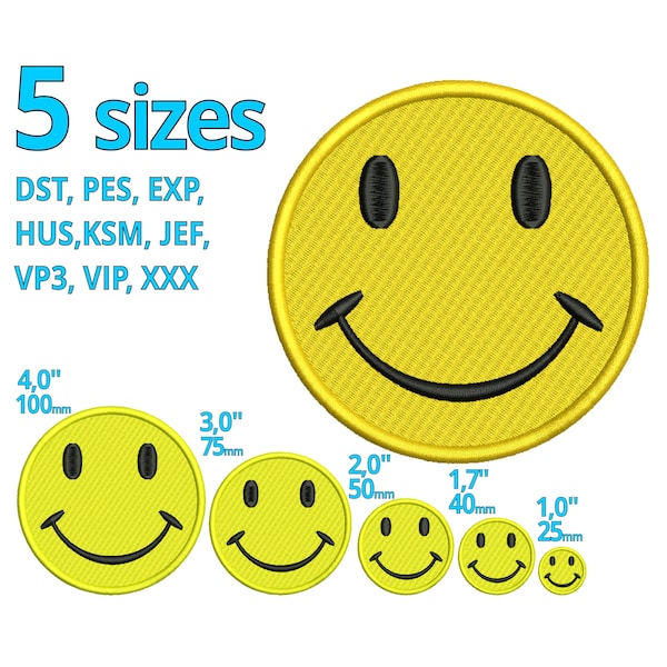 Smile Pes Embroidery - Etsy