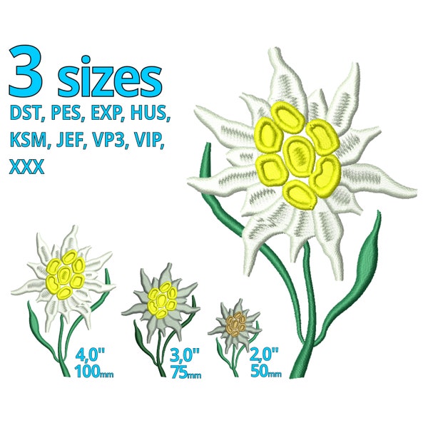 Edelweiss Embroidery - Etsy