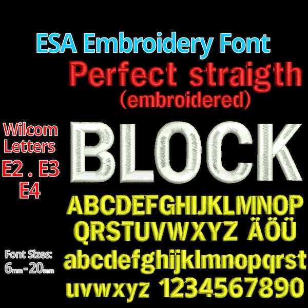 Esa Font File - Etsy