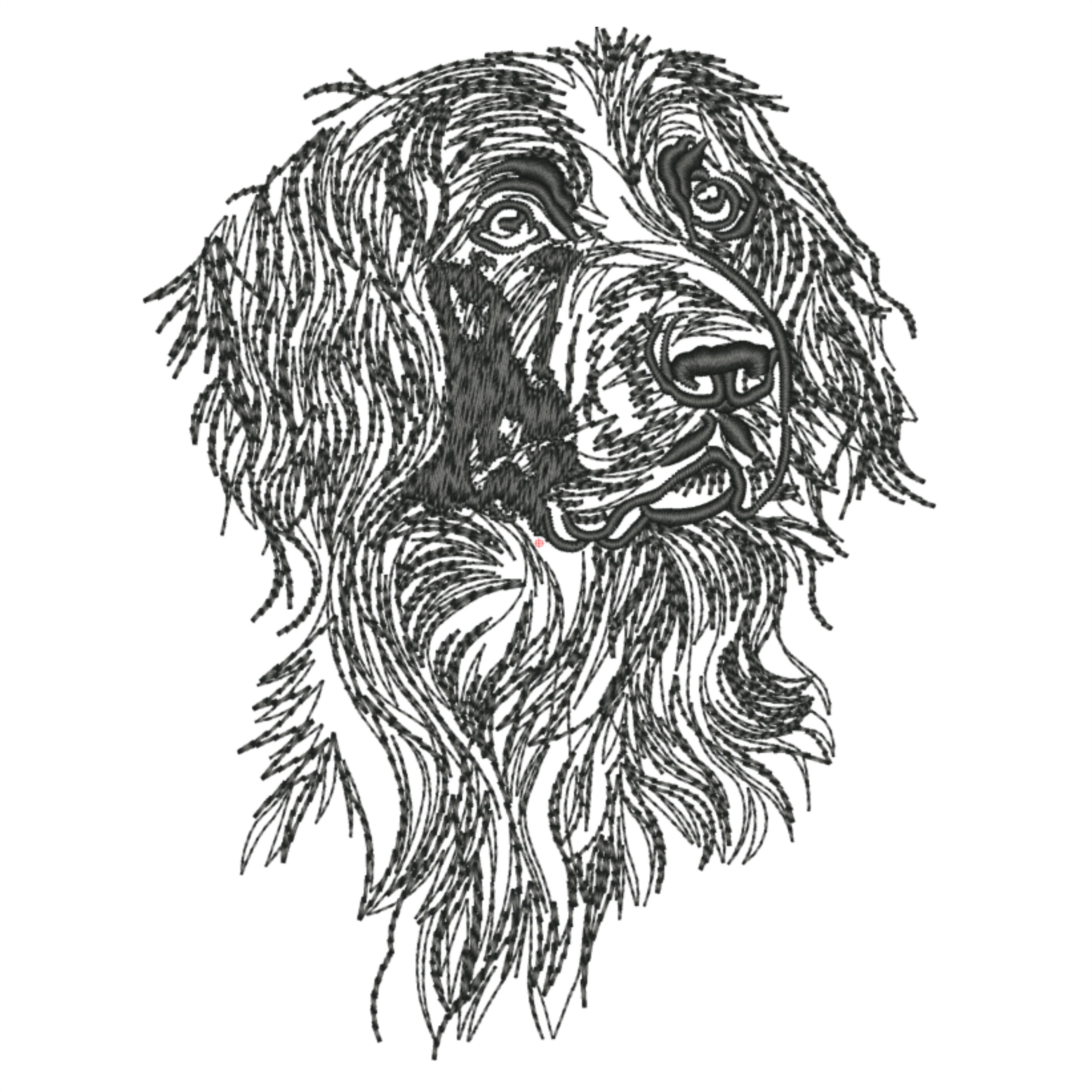 Munsterland Dog Embroidery Design 3 SIZES, Münsterland Hunting Dog Head ...