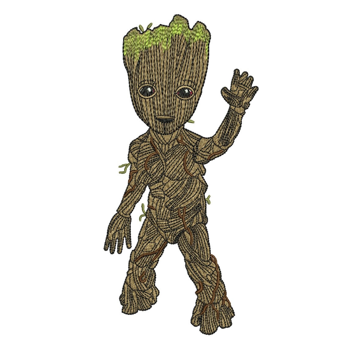Baby Groot Embroidery Design 3 Sizes Kids Groot Wood Figure - Etsy