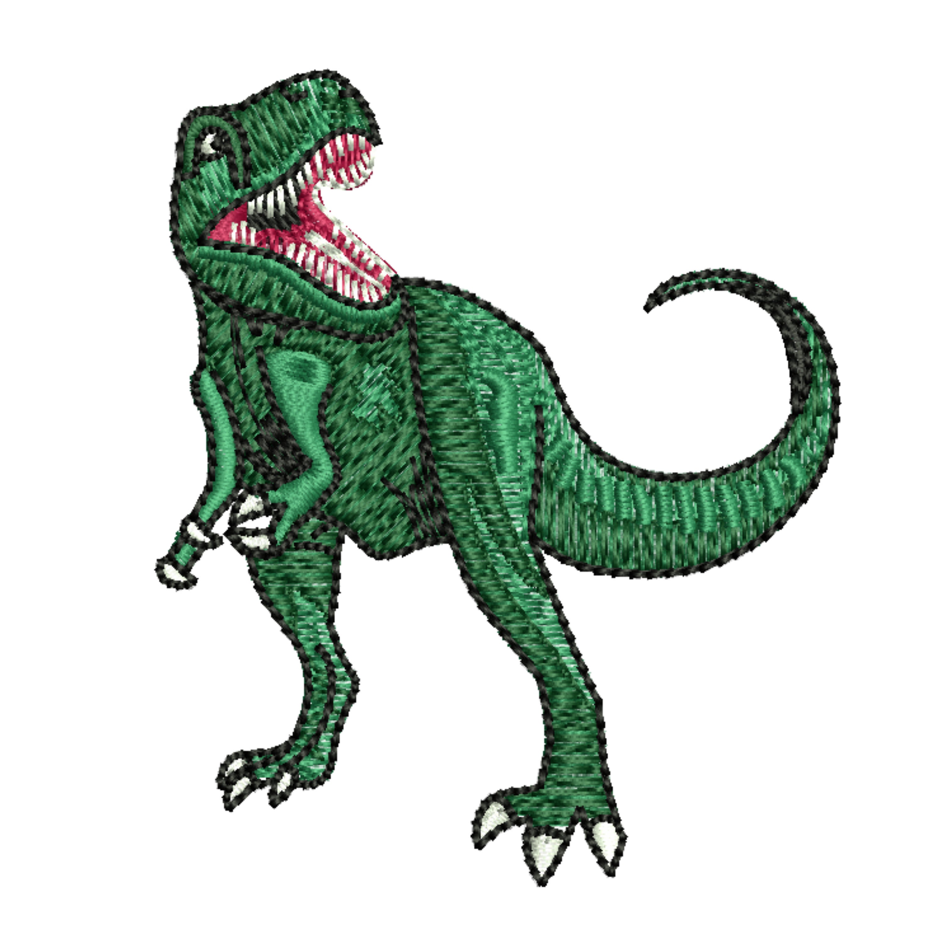 Mini Dino Embroidery Designs | 3 Small Sizes | Little Dinosaur T-rex ...