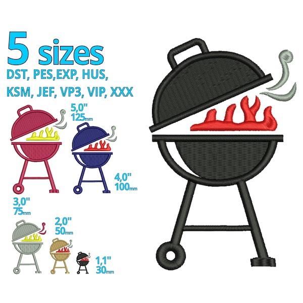 Bbq Embroidery - Etsy