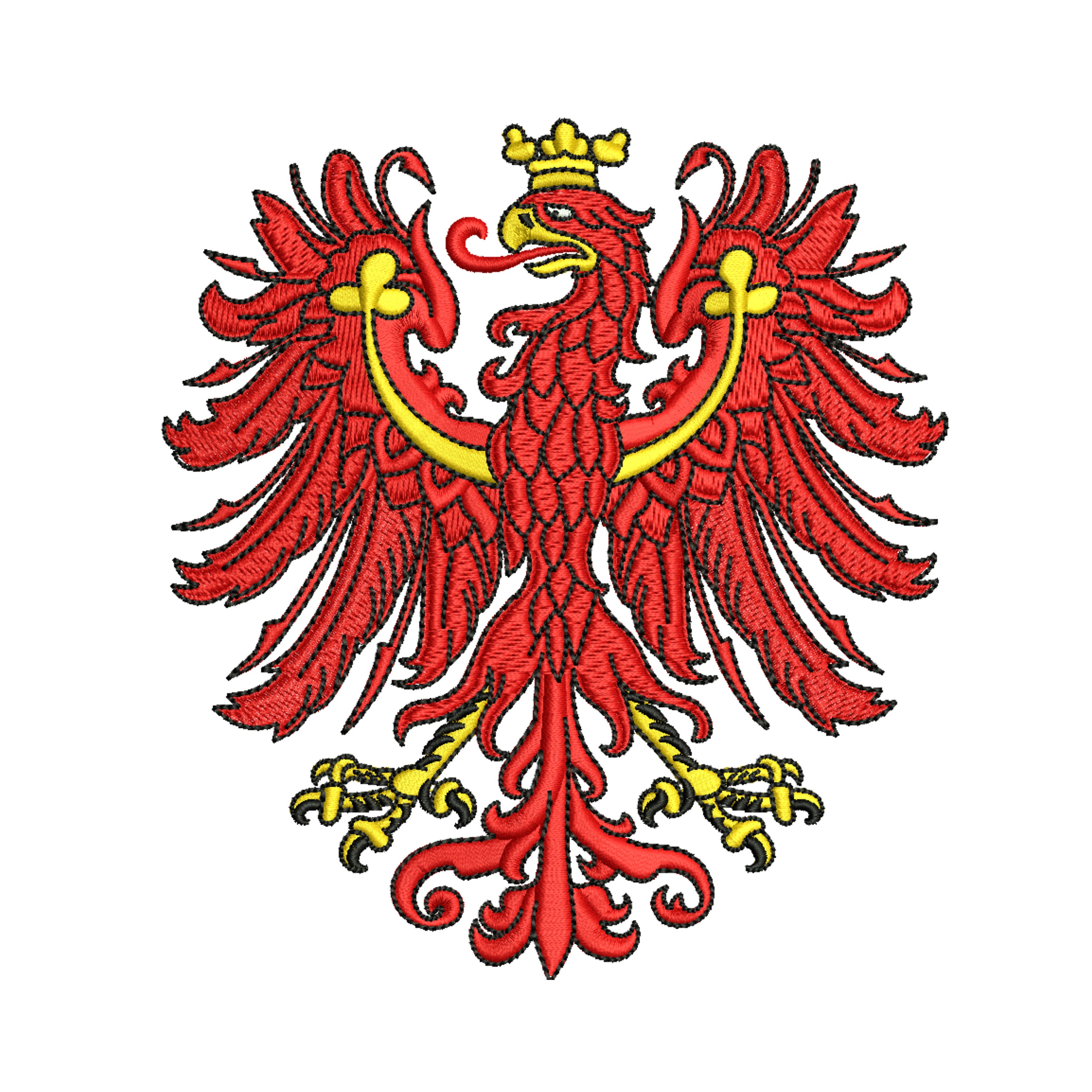 TIROLER Adler Stickdatei Tirol Wappen 4 Größen Sofort - Etsy