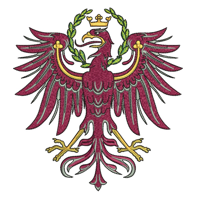 Stickdatei TIROLER Adler Wappen 2 Größen TIROL Stickmotiv - Etsy Canada
