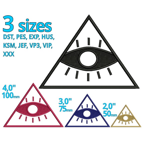 All Seeing Eye Pyramid Tattoo Design