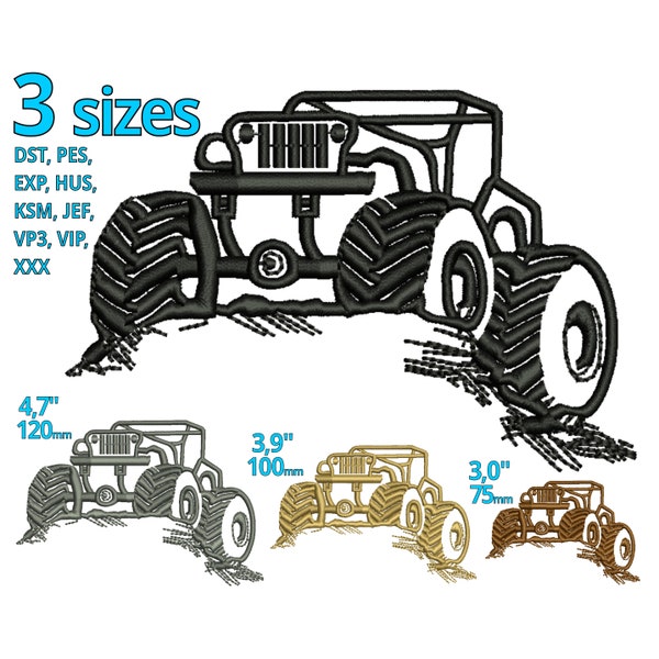 Jeep Embroidery Design - Etsy